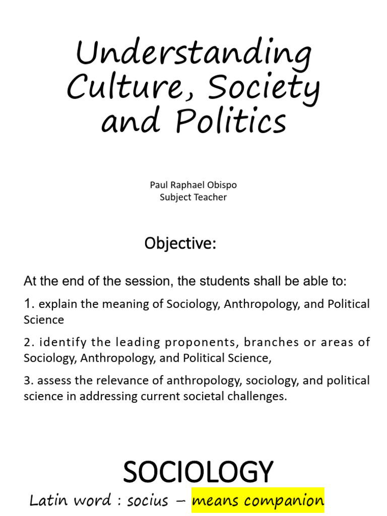 Branches of Social Science | PDF | Sociology | Anthropology