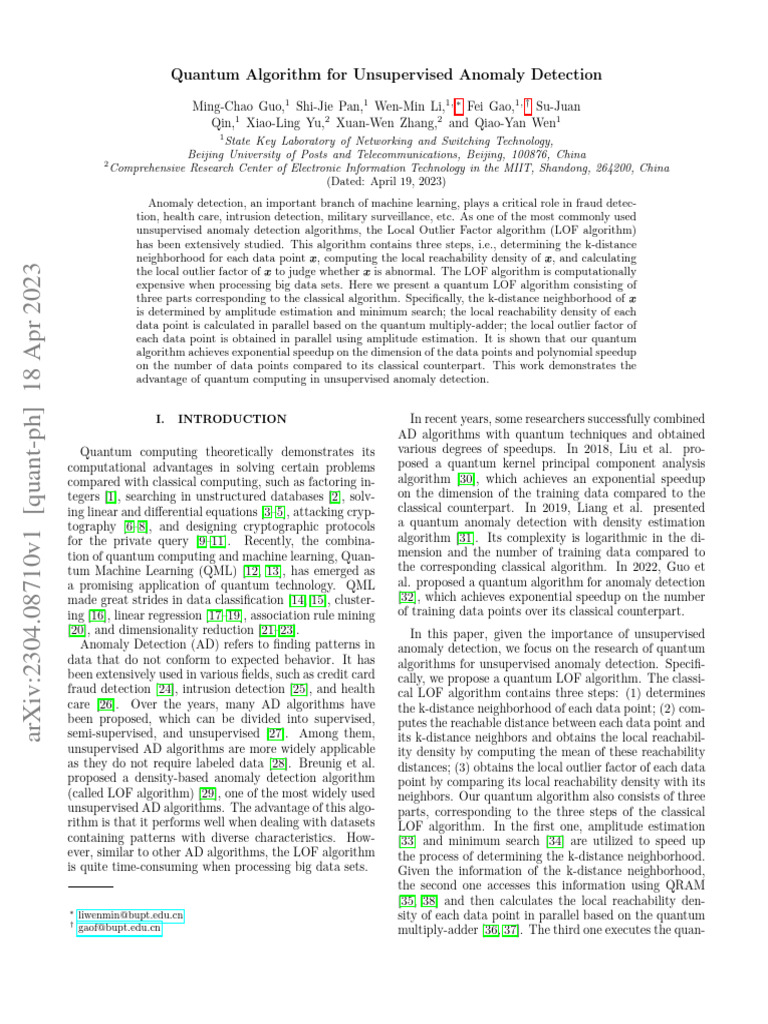 Paper 1 | PDF | Quantum Computing | Algorithms