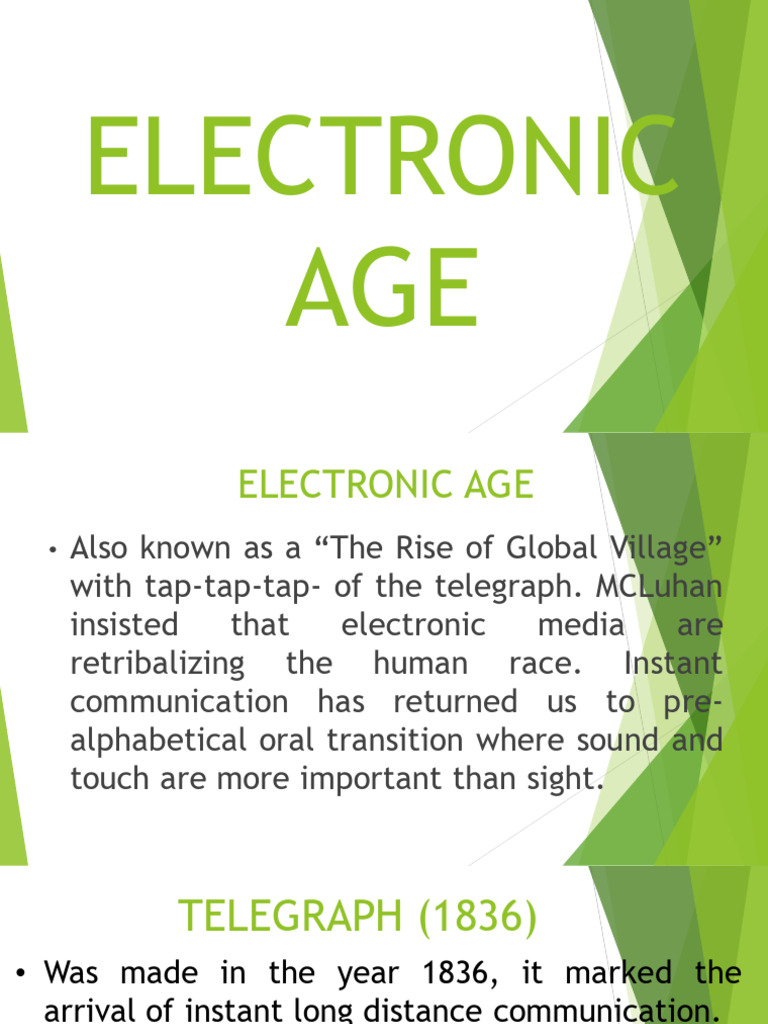 Electronic Age | PDF
