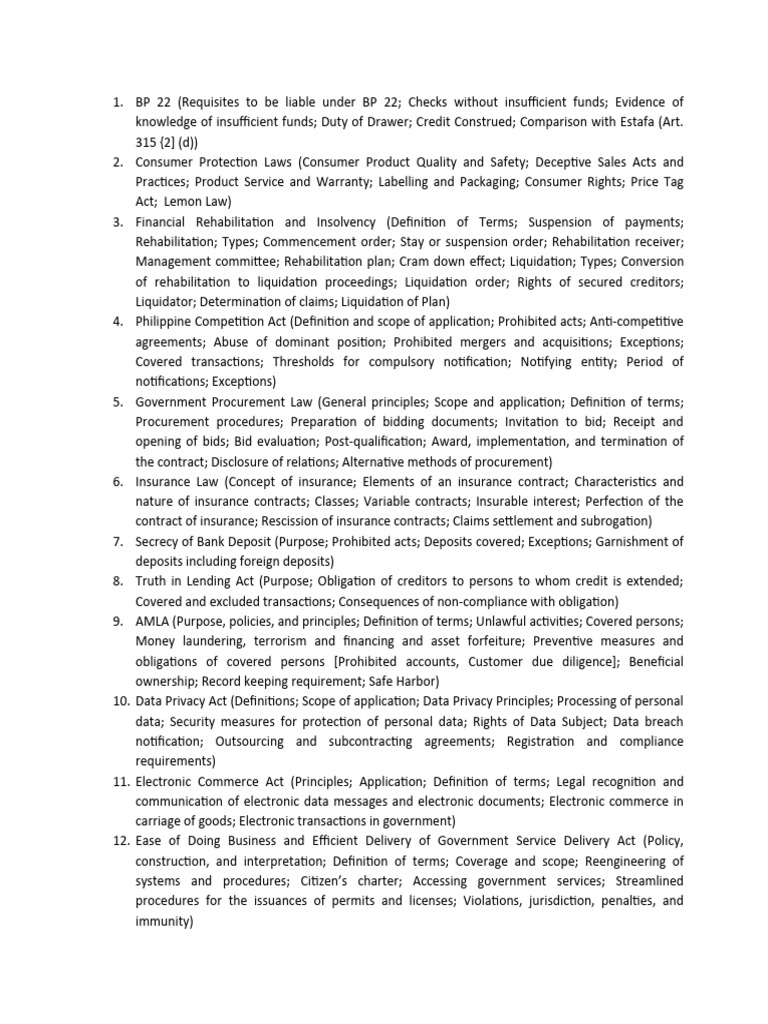 Topics & Schedule | PDF