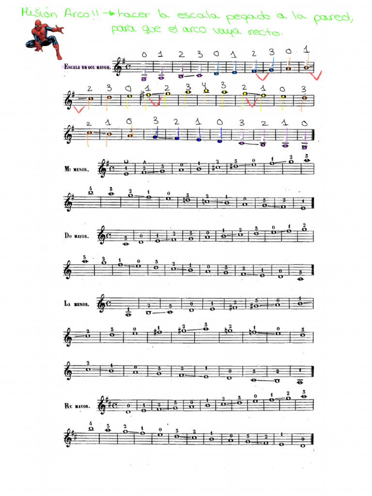 Escala Sol Mayor | PDF