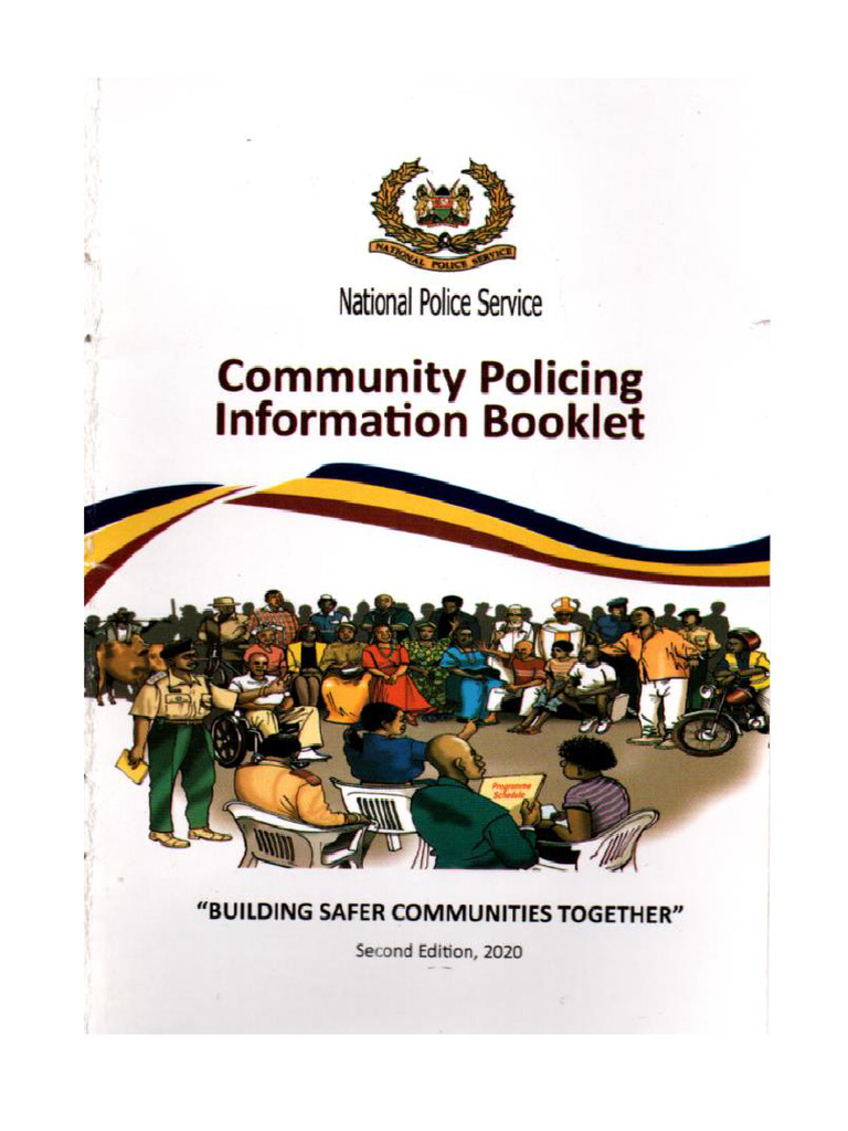 Community Policing Information Booklet 2020 | PDF
