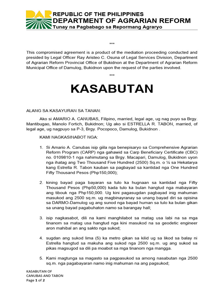 KASABUTAN | PDF