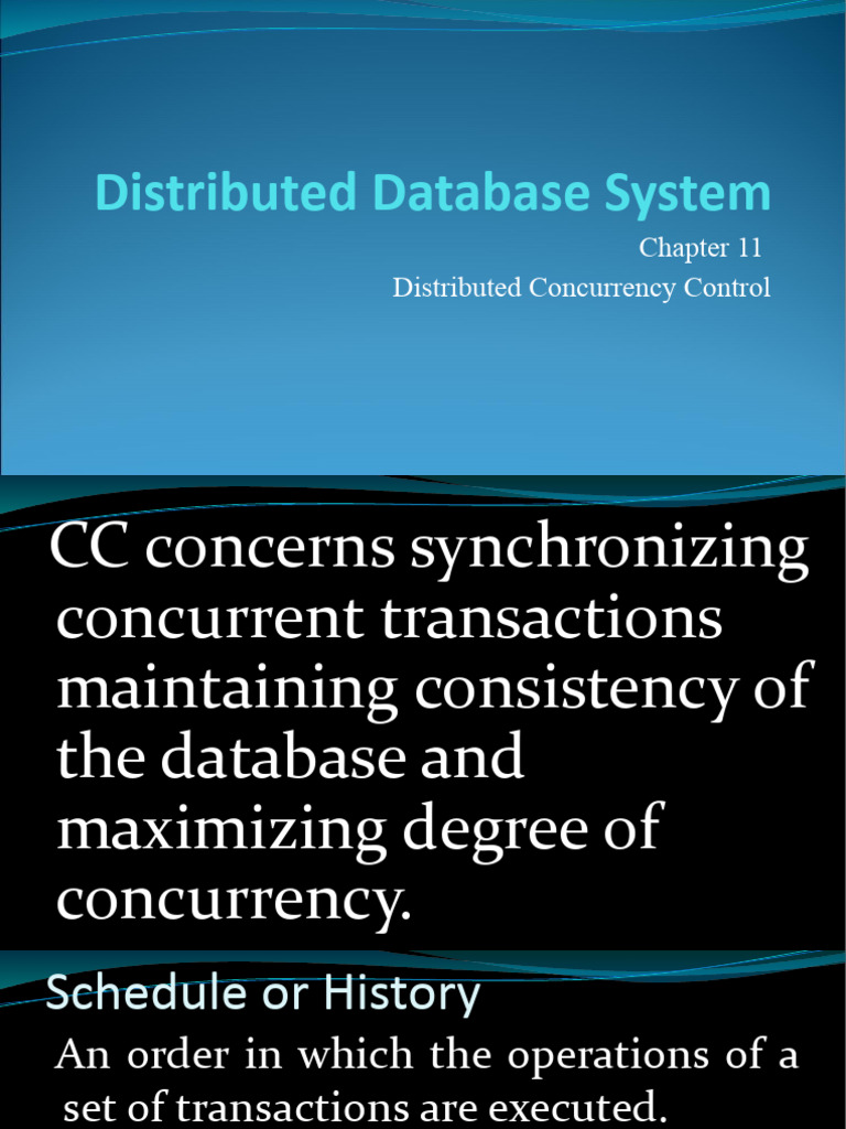 Chapter 11 Concurrency Control | PDF