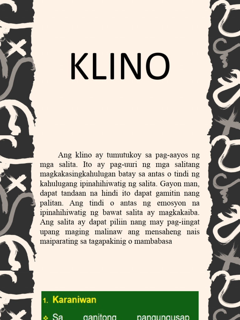 Klino | PDF