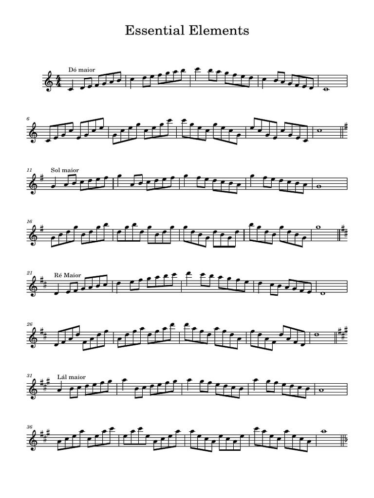 Essential Elements | PDF