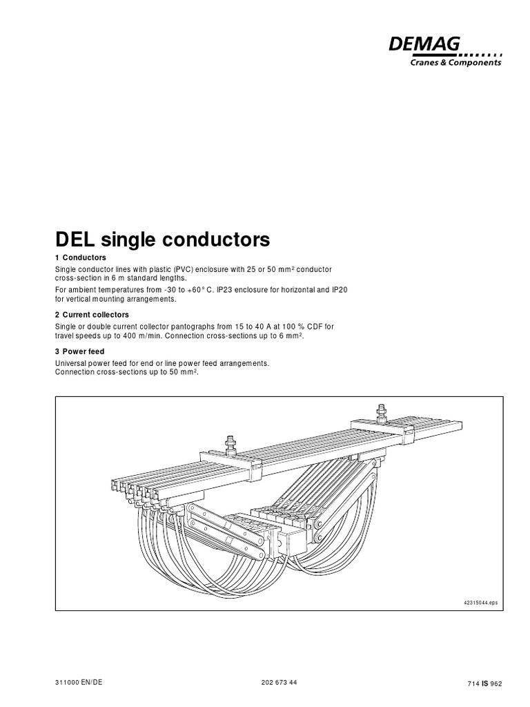 DEL Single Conductors Overview | PDF | Electrical Conductor ...