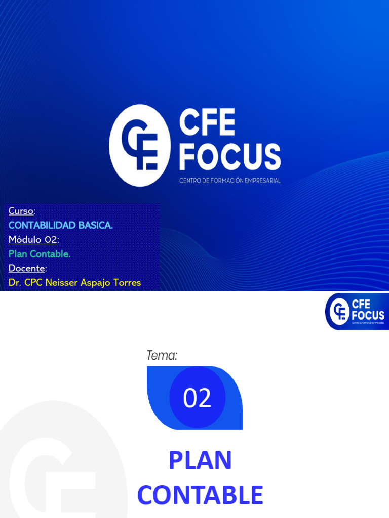 Modulo 02 - Plan Contable | Descargar gratis PDF | Contabilidad | normas internacionales de ...