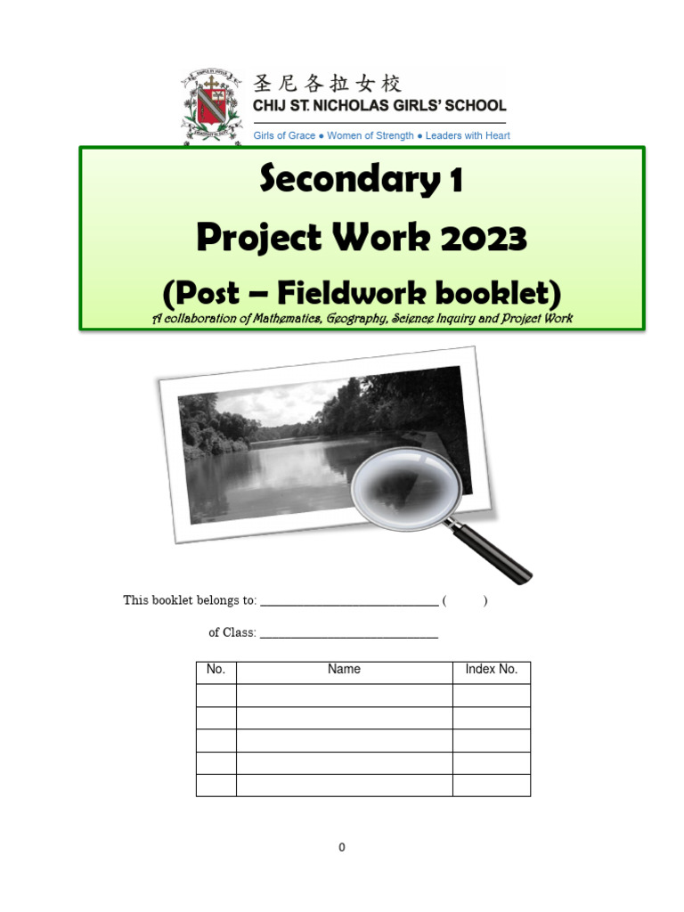2023 S1 PW Post-Fieldwork Booklet (OP) | PDF