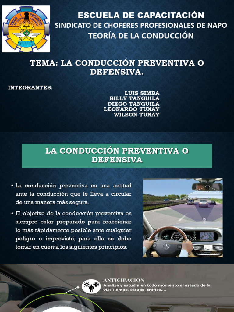 Principios de Conducción Preventiva | PDF | Peatonal | Información