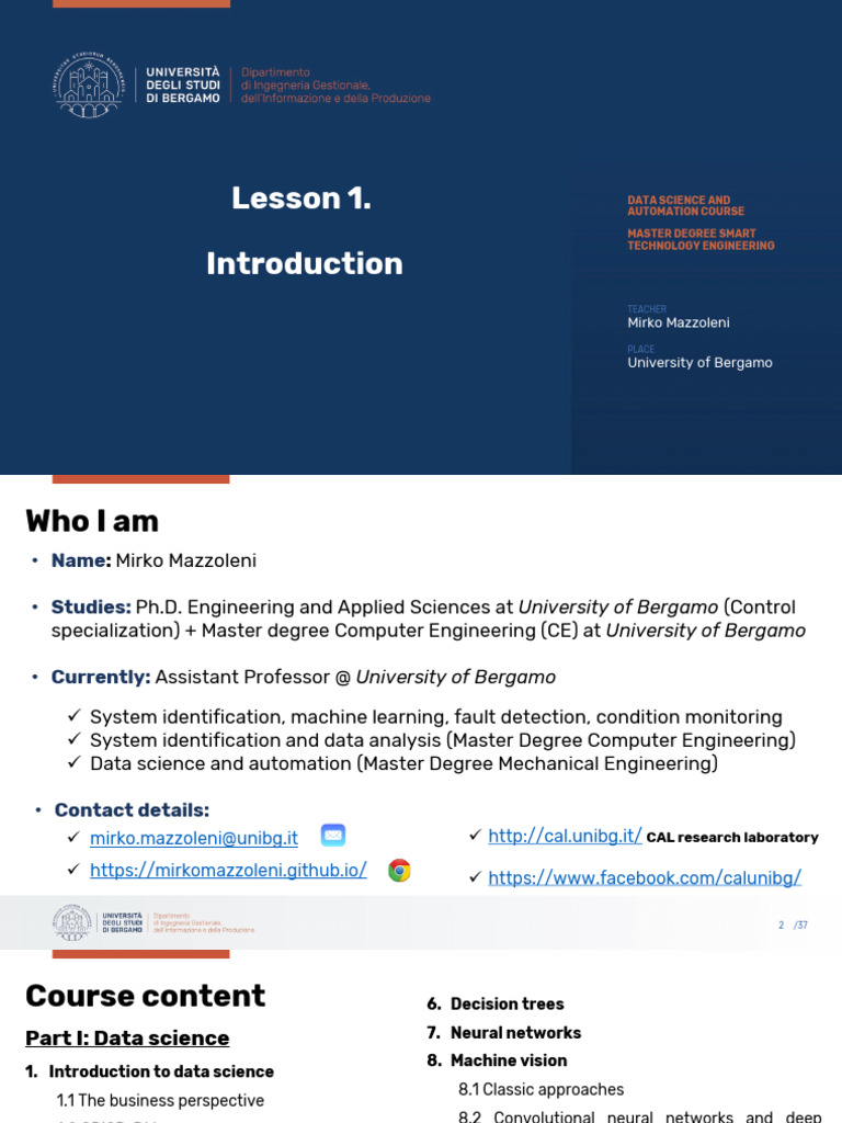 Lesson 1 | PDF | Machine Learning | Data Mining