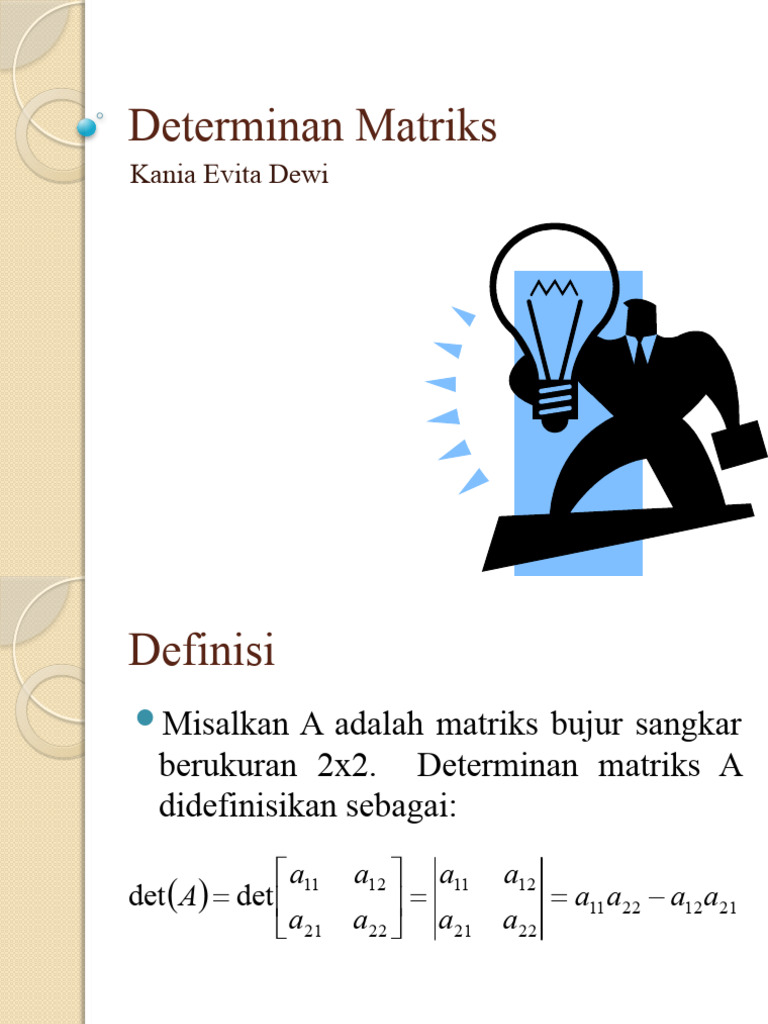 Determinan Matriks | PDF