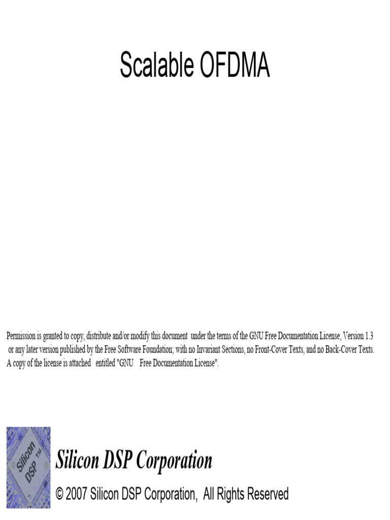 Scalable Ofdma | PDF