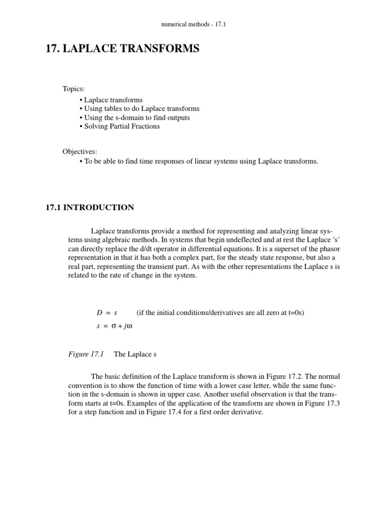 Laplace | PDF | Laplace Transform | Fraction (Mathematics)