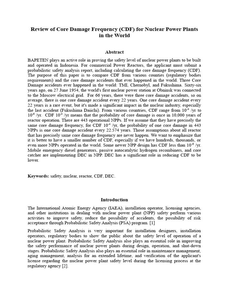 Revised Paper Abs-61 9974912844 | PDF | Nuclear Power Plant | Nuclear Power