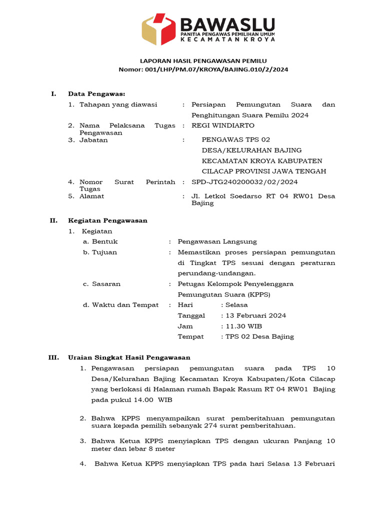 FORM A PTPS Tps 10 RATNA | PDF