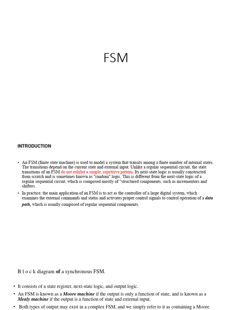 FSM | PDF