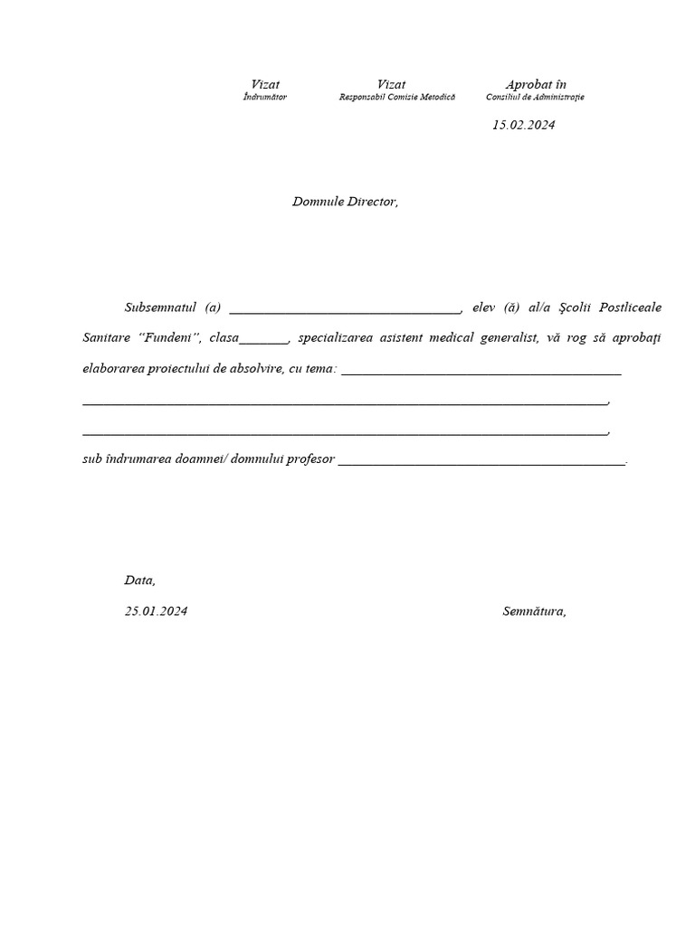 Documente - Examen Absolvire Amg-2024 | PDF