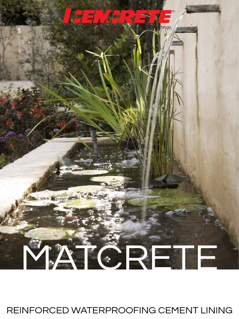 Cemcrete MatCrete Brochure | PDF