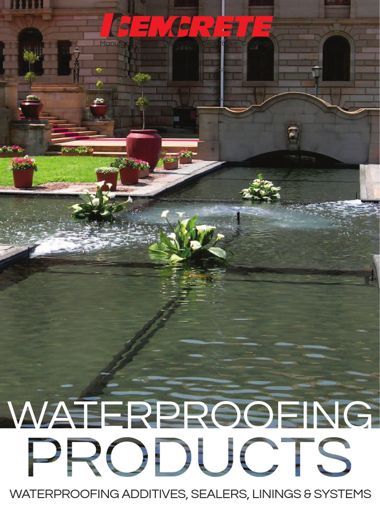 Cemcrete Waterproofing Overview Brochure | PDF | Concrete | Plaster