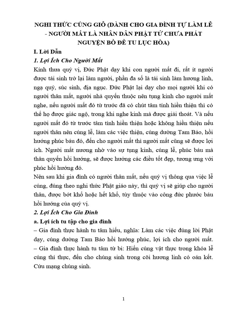 Nghi TH C Cúng Gi | PDF