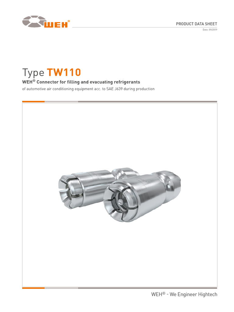 tw110-data-sheet-en | PDF | Electrical Connector | Valve