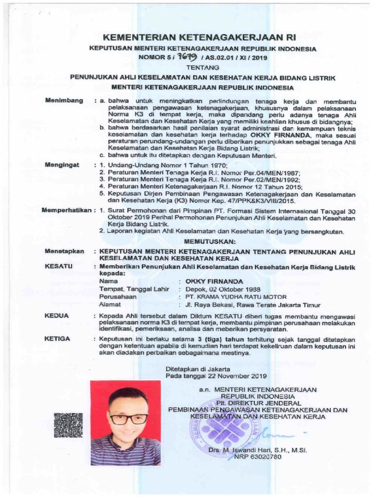 SKP AK3 Listrik | PDF