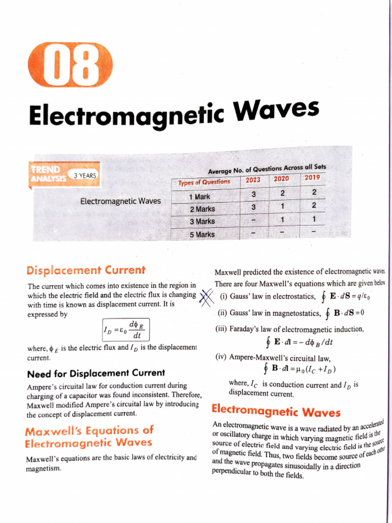Electromagnetic Wave | PDF | Electromagnetic Radiation | Waves