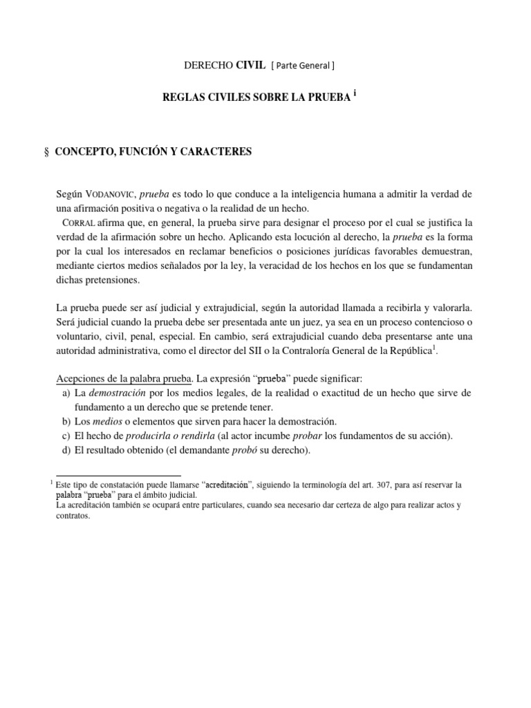 2 Prueba | PDF | Evidencia (ley) | Ley procesal
