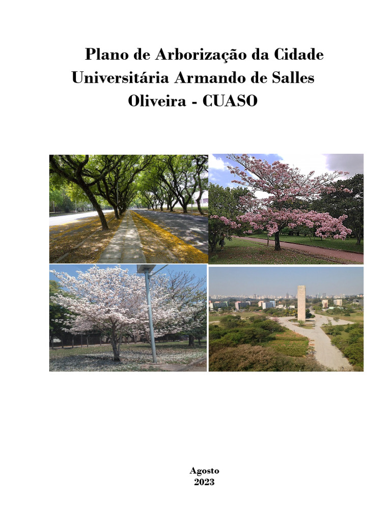 Plano de Arborização CUASO 2023 (30!08!2023).Docx | PDF