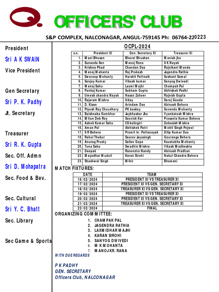 Ocpl-2024 CIRCULAR | PDF | Religion & Spirituality