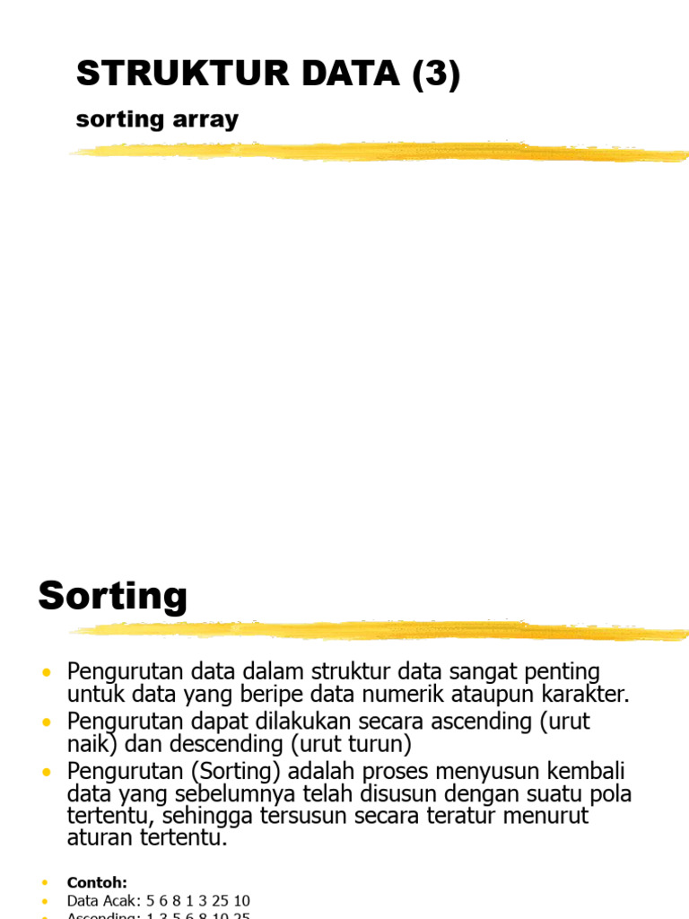 Sorting | PDF