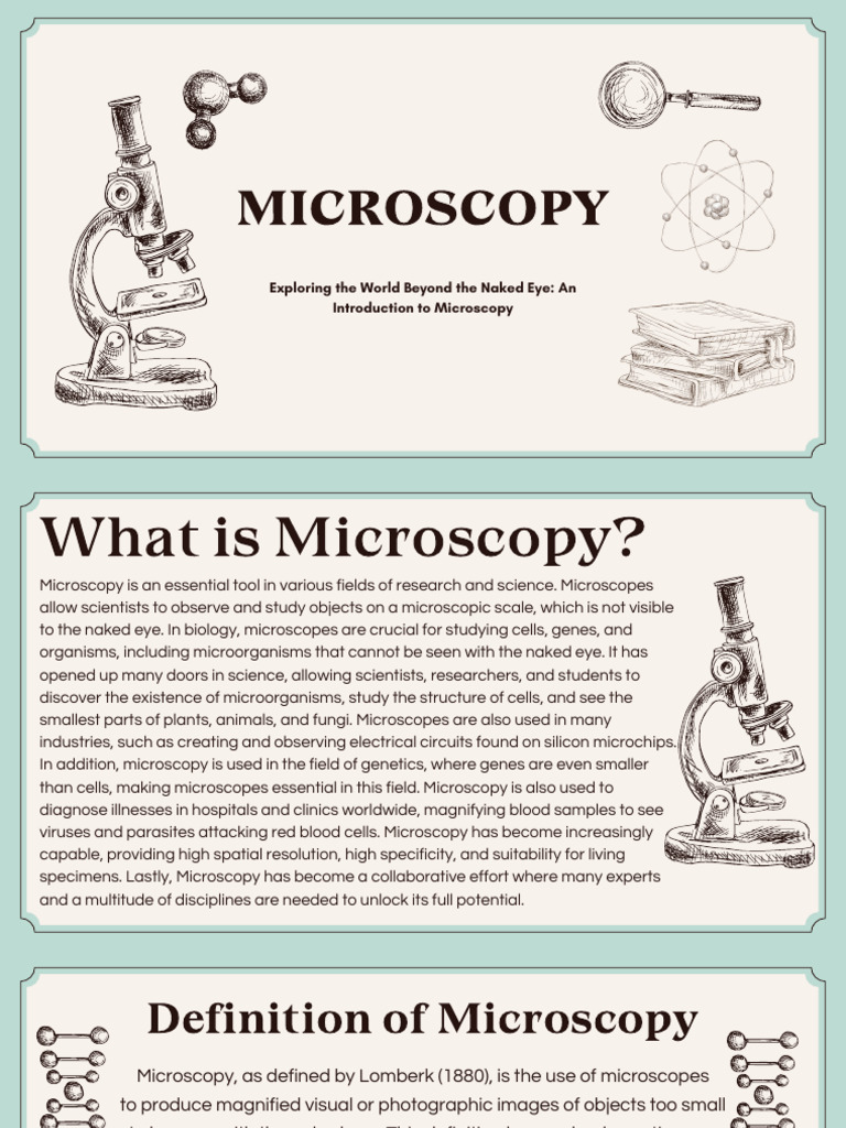 Cream and Green Illustrative Science Project Presentation | PDF
