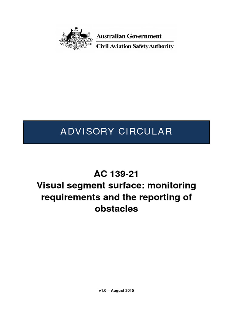VSS Monitoring and Obstacle Reporting | PDF | Instrument Flight Rules ...