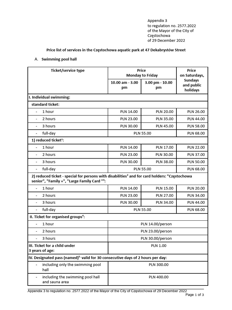 Cennik Enehdjd | PDF
