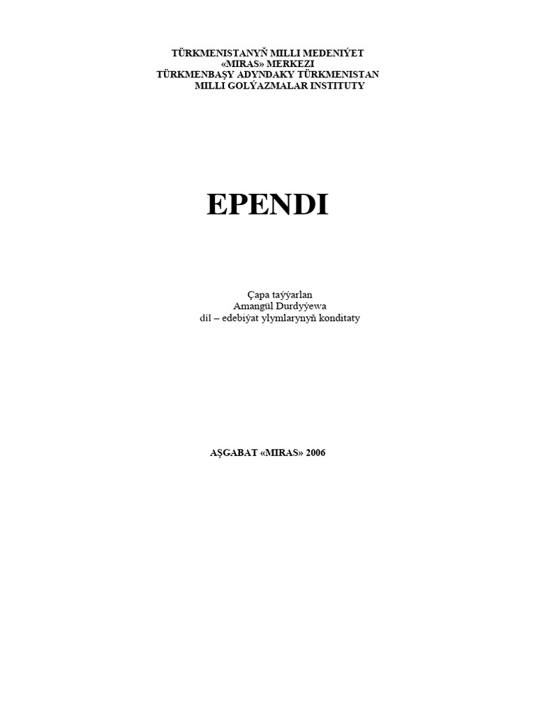 Ependi 2006'miras | PDF