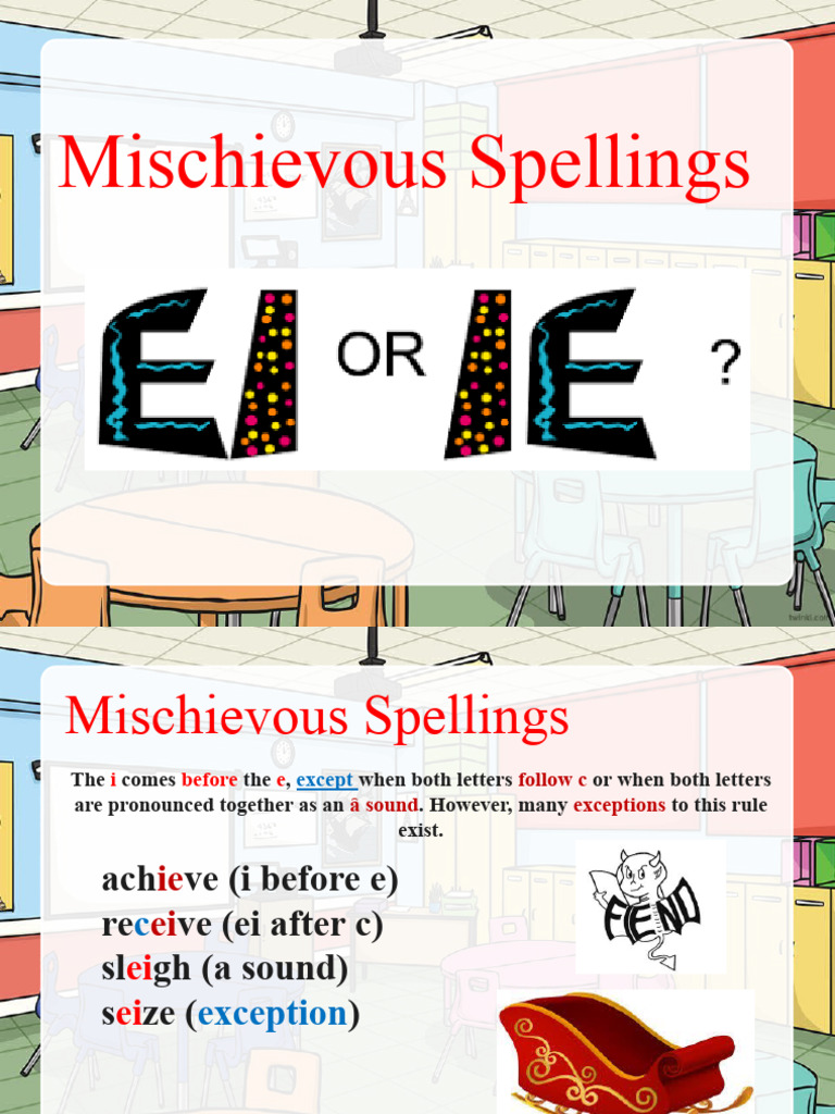I Before e PowerPoint | PDF | Phonetics | Languages