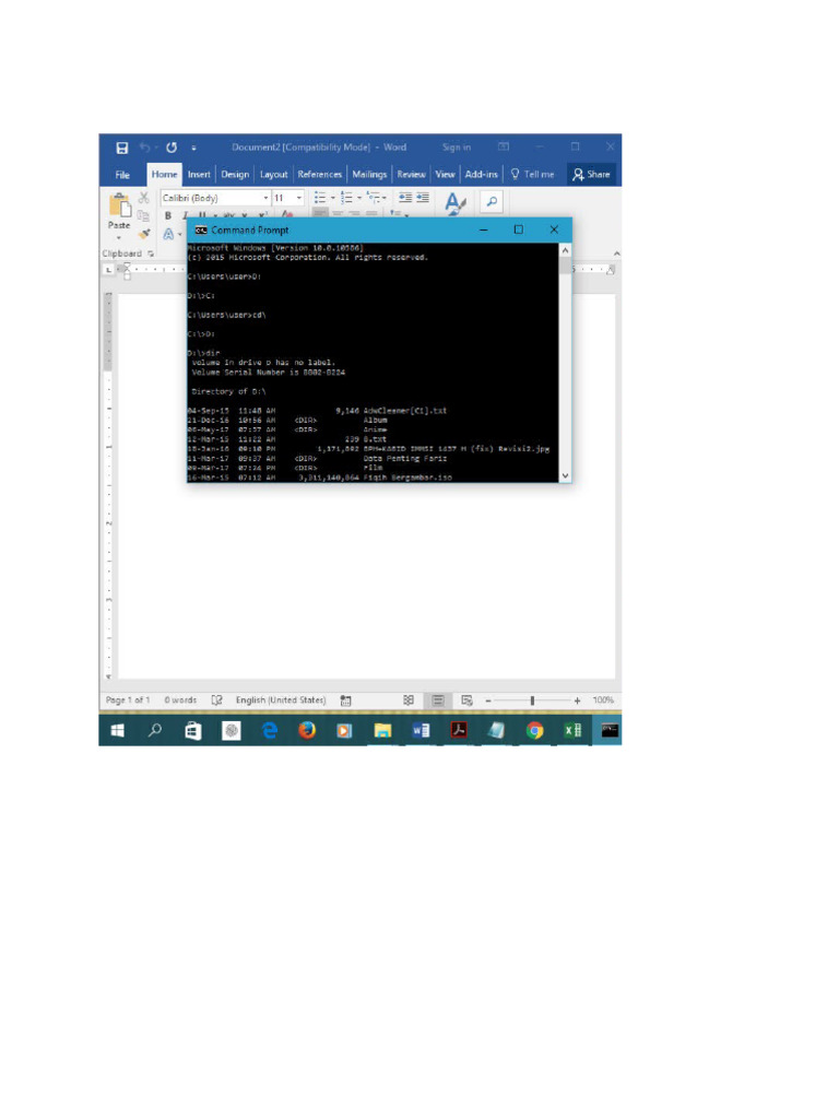Langkah2 Buat Daftar Nama File TXT Dari CMD | PDF
