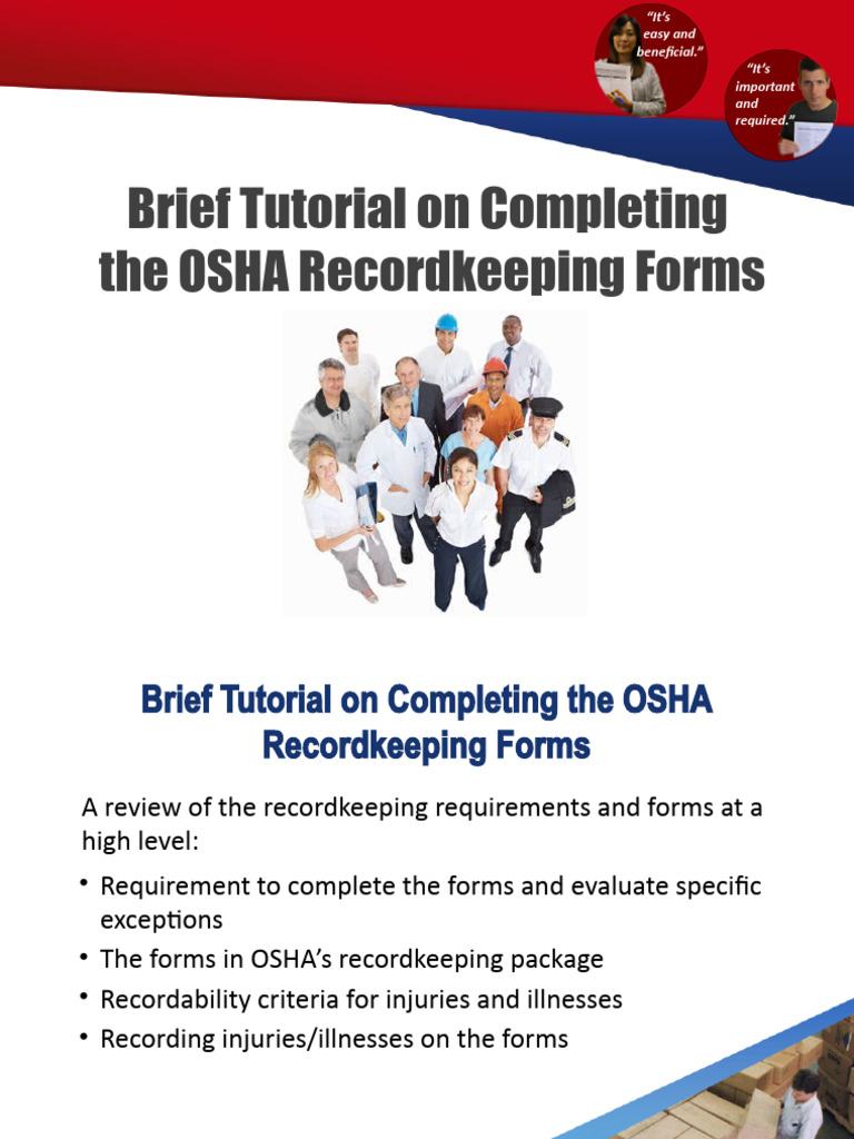 OSHA Recordkeeping - Presentation Highlights | PDF | Occupational ...
