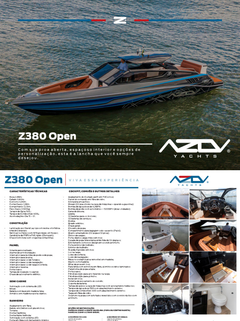 Catálogo Infomativo Z380 Open | PDF