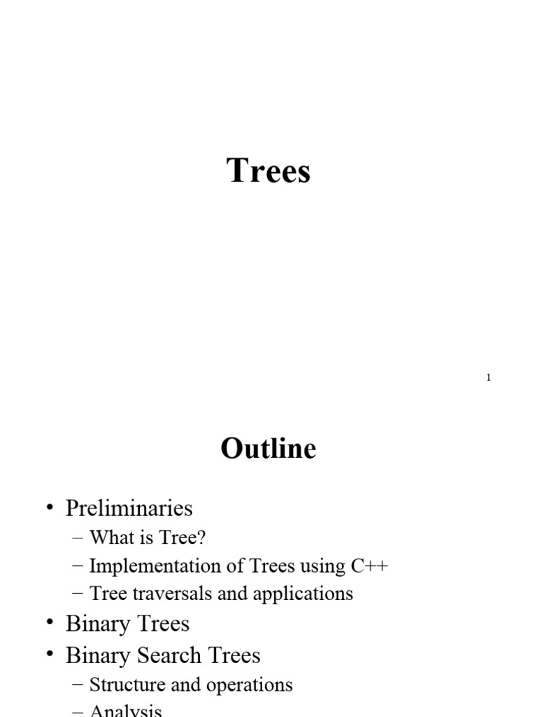 07 Tree 1 Pdf Algorithms And Data Structures Data Management 