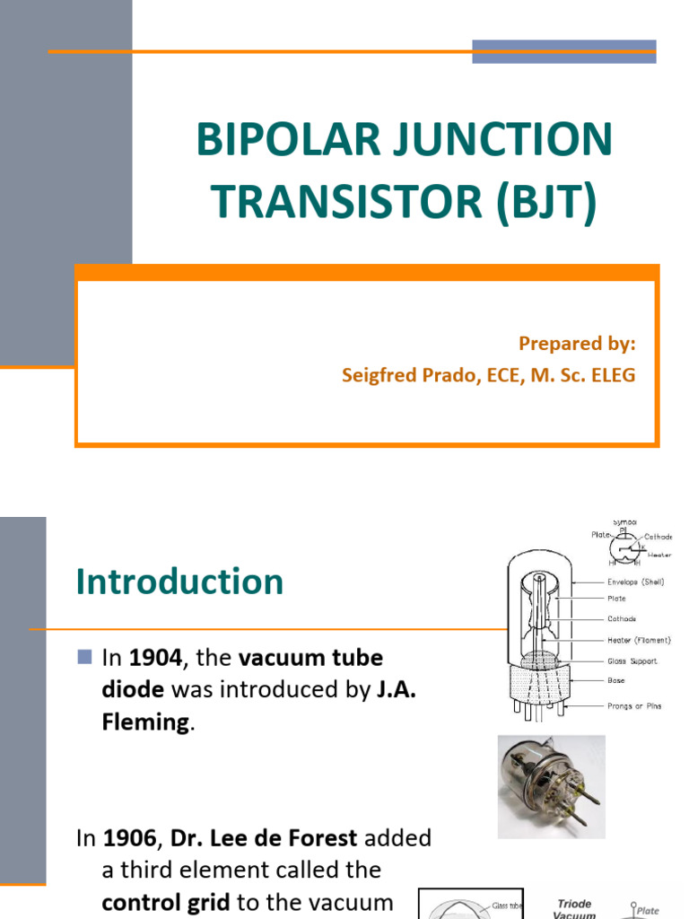 Lecnotes - Bipolar Junction Transistor (BJT) - Part1 - SP | PDF ...