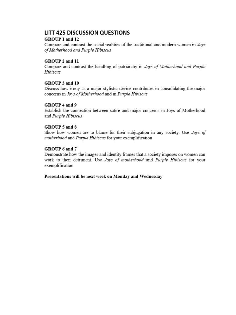 Literature Analysis: Gender Themes | PDF