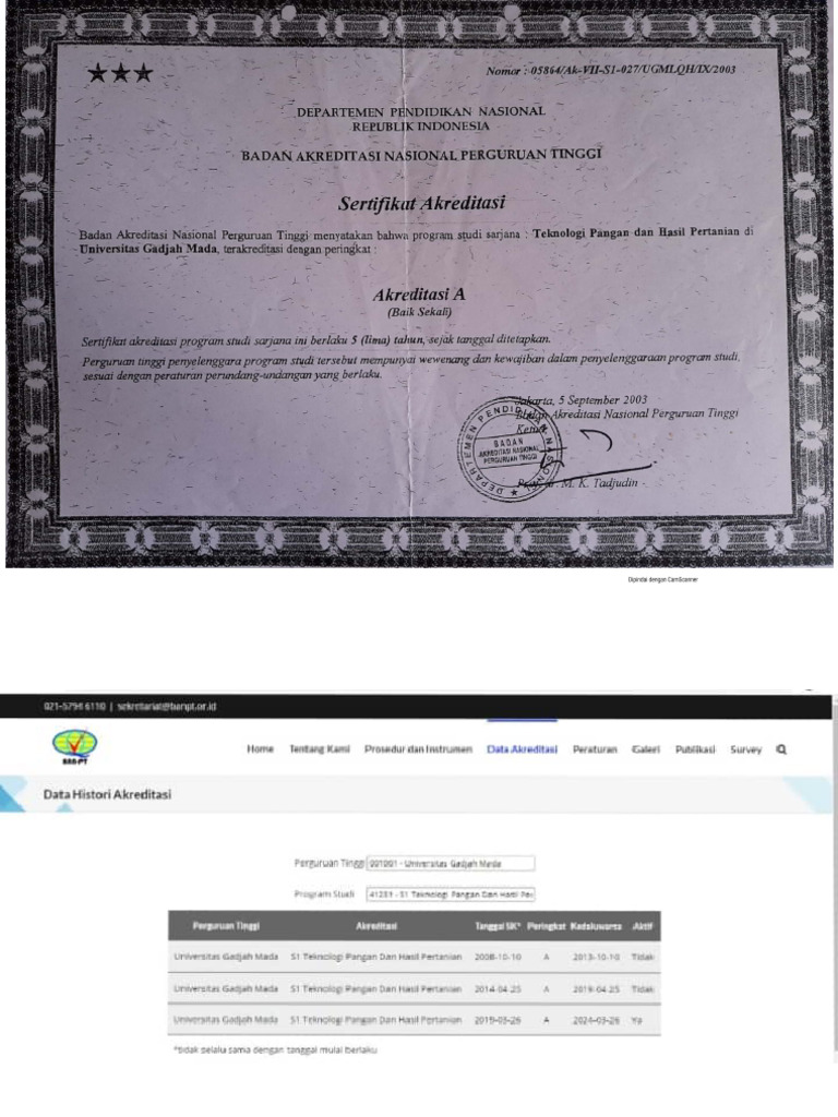 Akreditasi TPHP | PDF