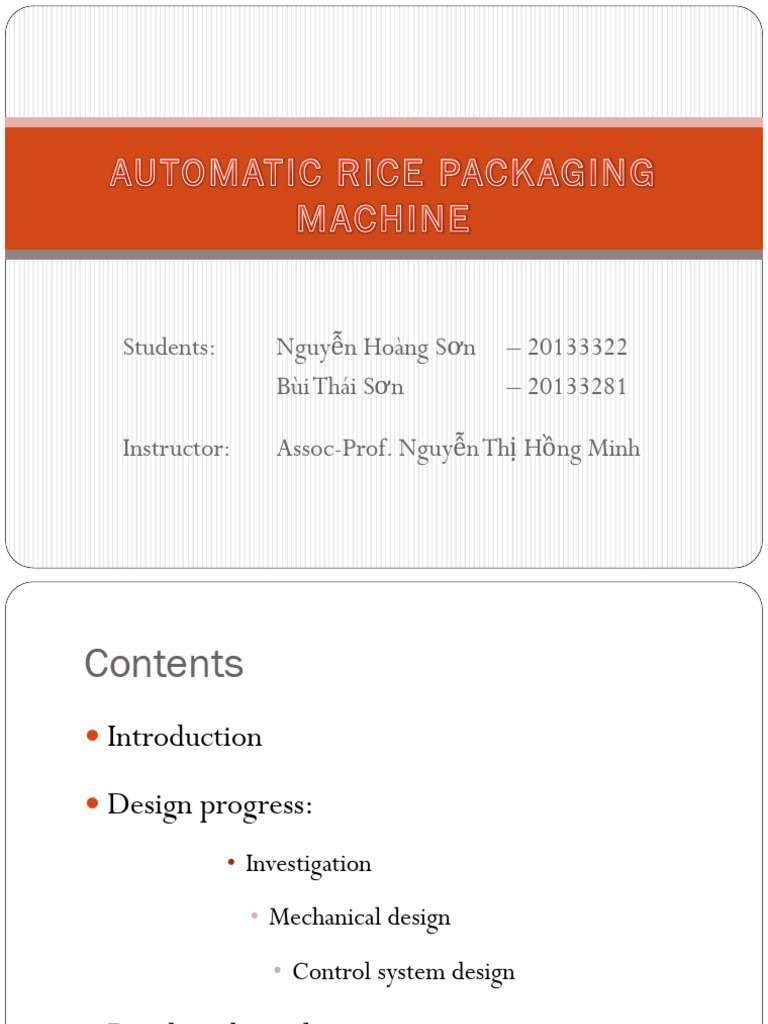 Automatic Packaging Machine | PDF