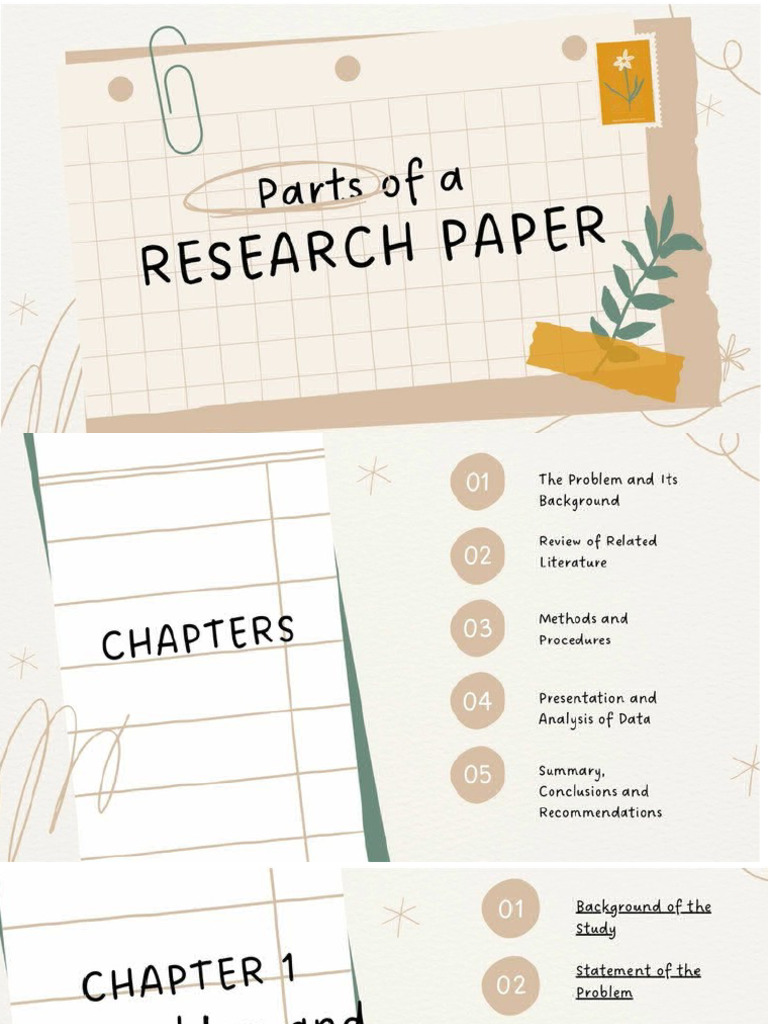 Parts of A Research | PDF