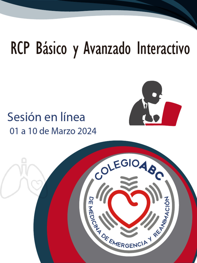 RCP Básico y Avanzado Interactivo INTERNACIONAL Colegio ABC 2024 | PDF ...