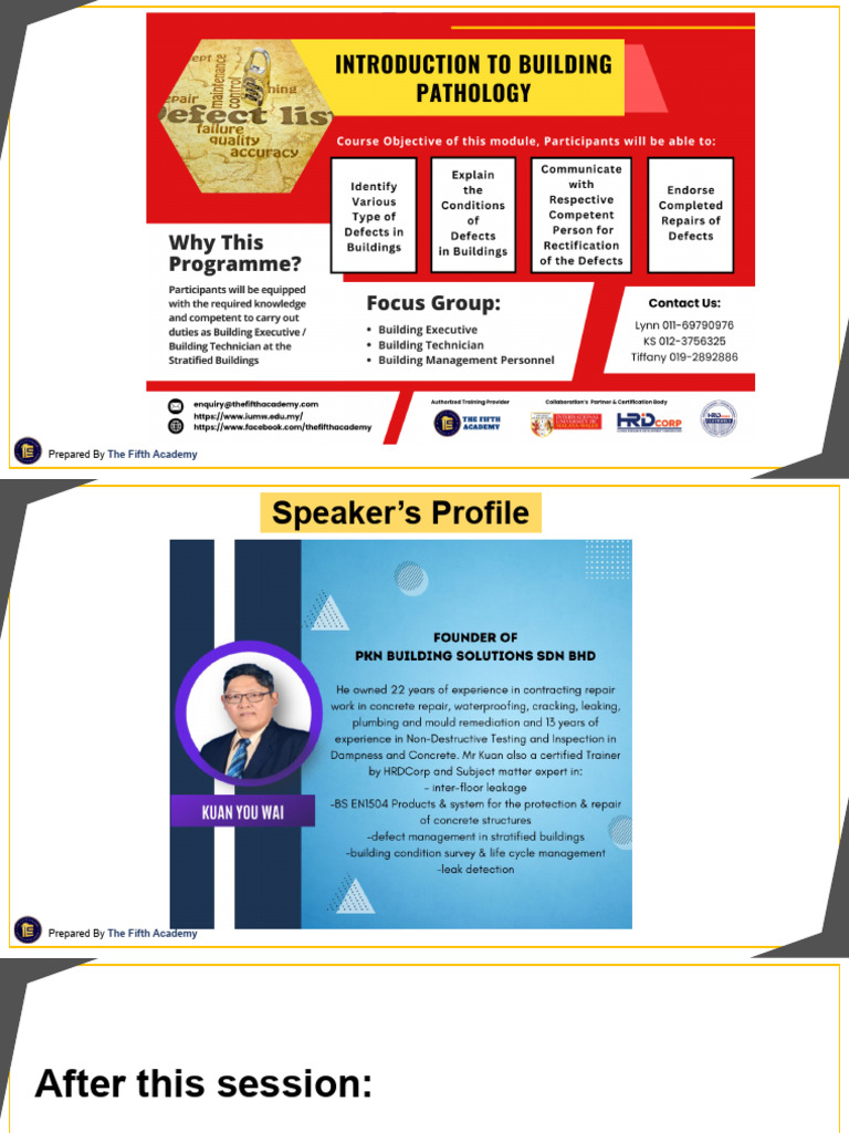 Introduction of Building Pathology 010324 | PDF