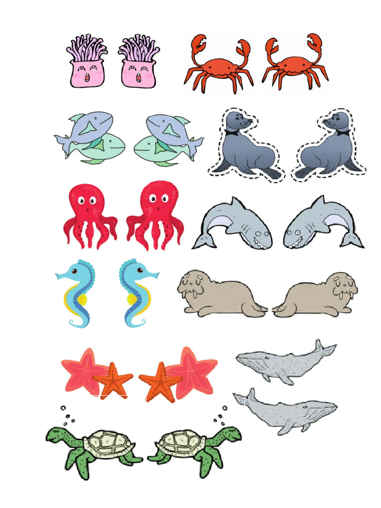 Sea Animals | PDF