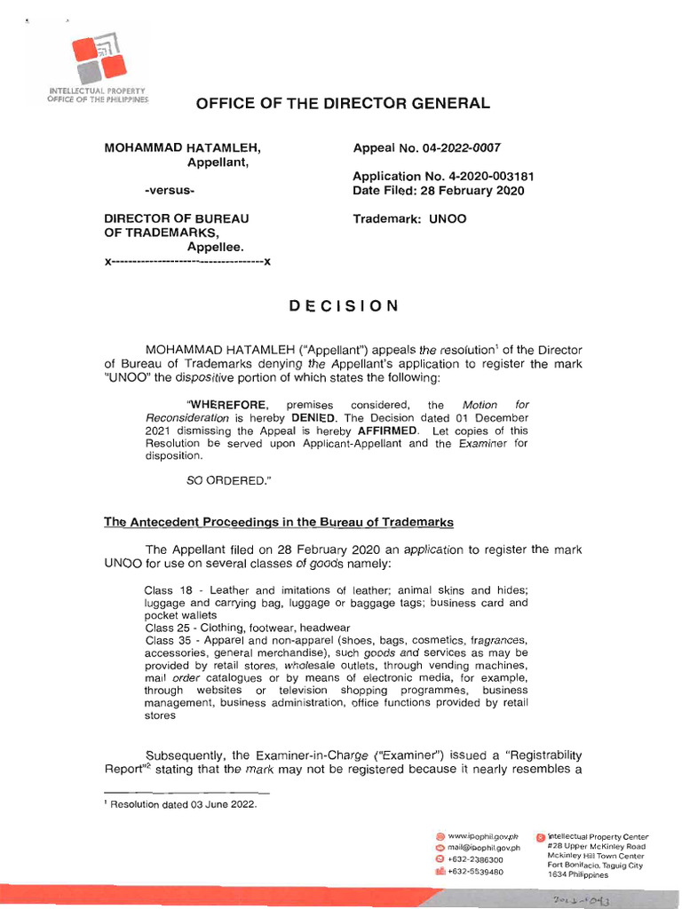 AP BOT 04-2022-0007 Decision | PDF